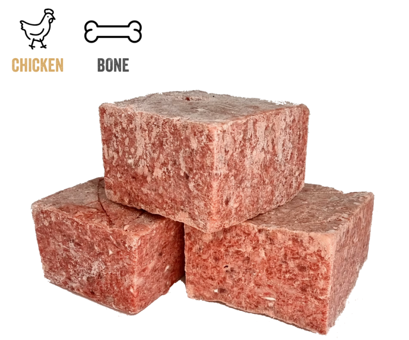 5kgs Minced Chicken with Bone - Raw Frozen Mince - theyloveit.co.uk